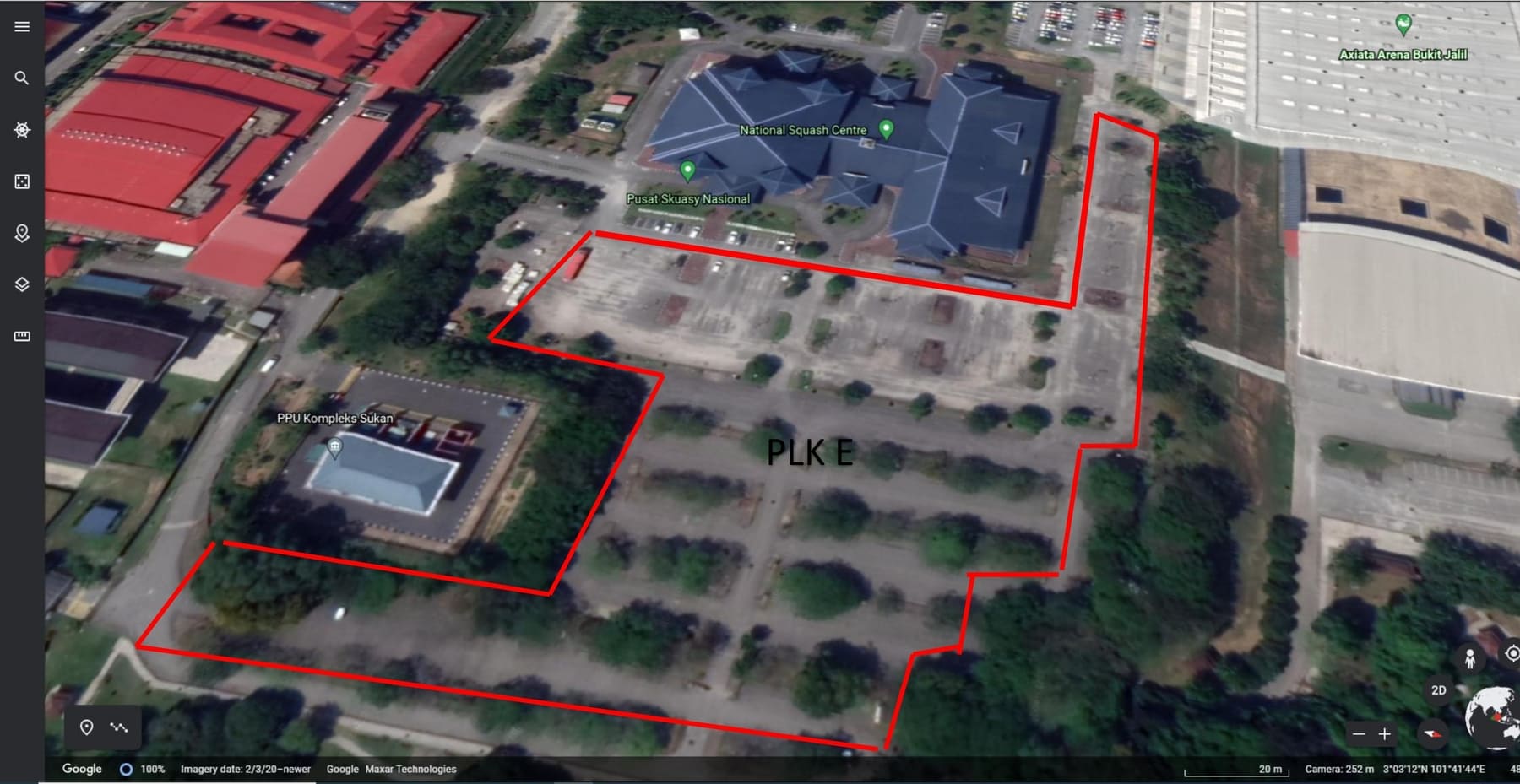 Stadium Nasional Bukit Jalil & Axiata Arena Parking Rate (2025)