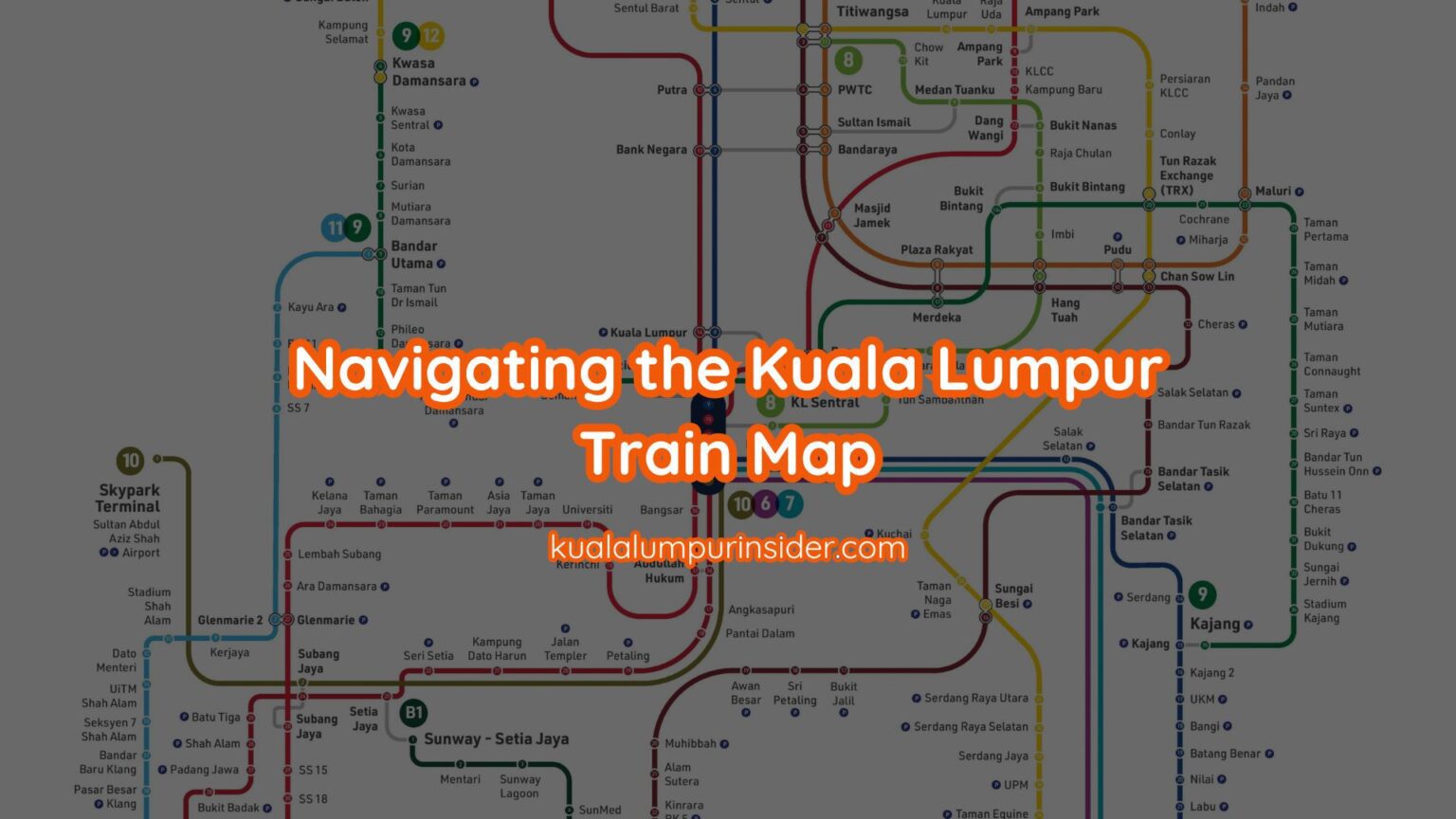 Kuala Lumpur Train Map: Navigate it Stress-Free! (2025)