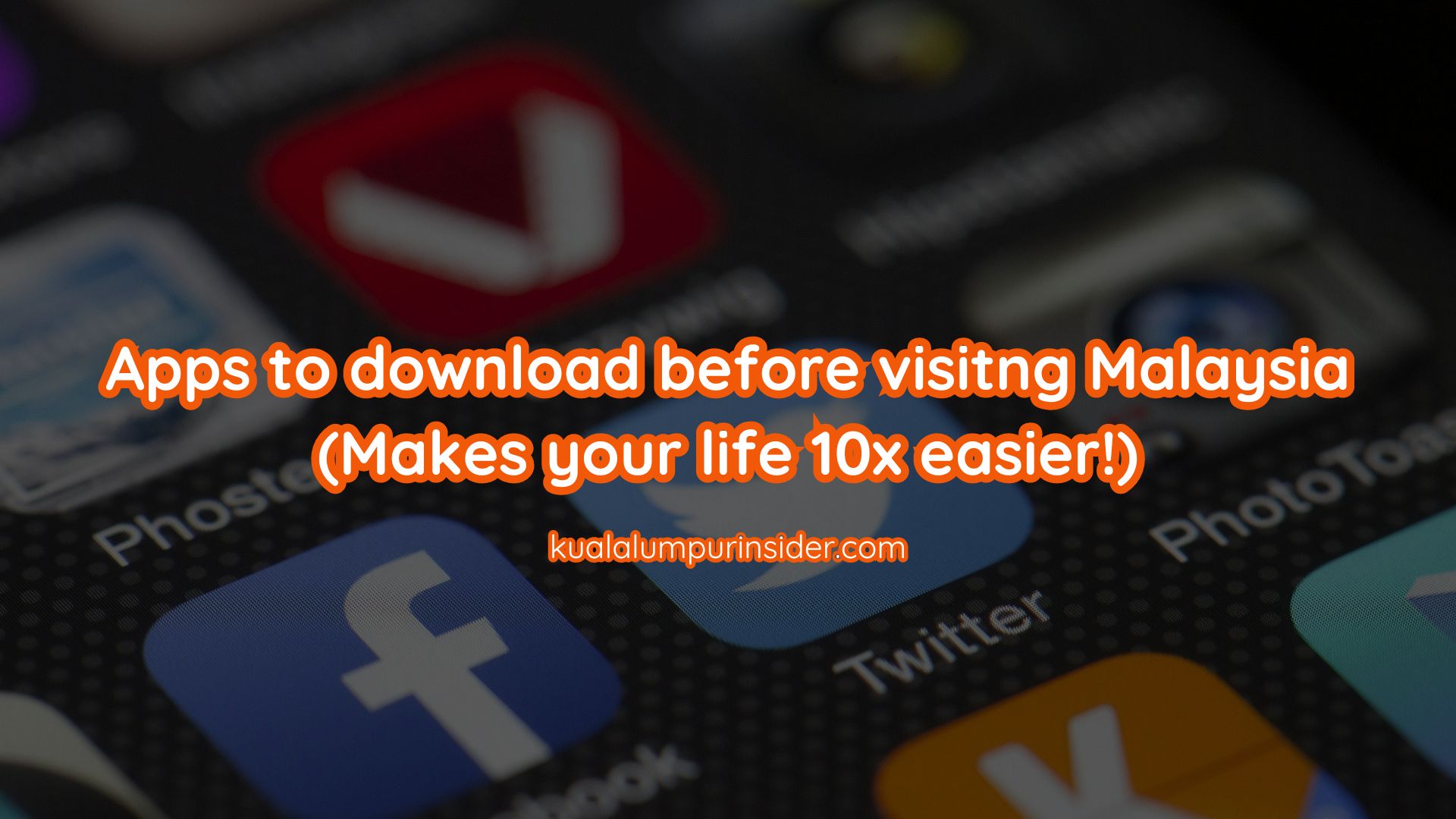 Apps to download before visiting Malaysia (Makes your life 10x easier!)